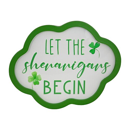 Click here for Northlight 14 Let The Shenanigans Framed Wall Sign... prices