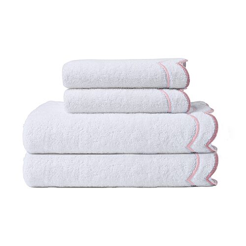 Click here for Peri Home Scallop 4-Pc. Cotton Towel Set - Blush prices