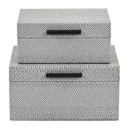 Click here for Cheungs Gray Snakeskin Themed Vinyl Box Set With B... prices