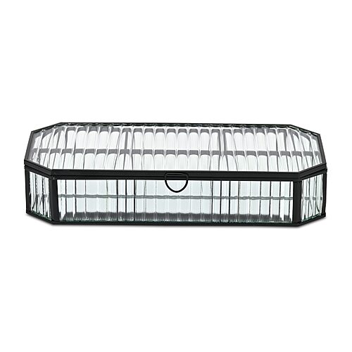 Click here for Cheungs Fluted Glass Mirrored Box With Four Compar... prices