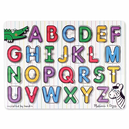 Click here for Melissa & Doug See-Inside Alphabet Peg Puzzle Inte... prices