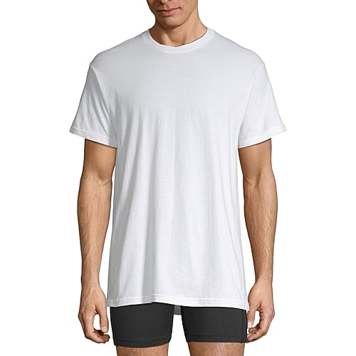 Click here for Stafford Super Soft Mens 4 Pack Short Sleeve Crew... prices
