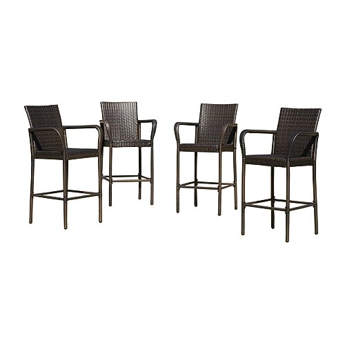 Click here for Delfina 4-pc. Bar Stool  One Size  Brown prices