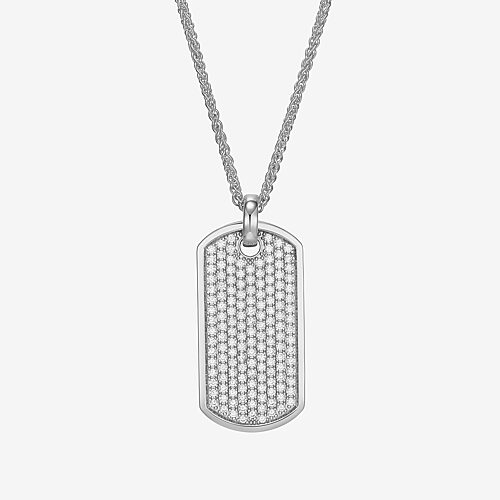 Click here for Mens 3 3/4 CT. T.W. Cubic Zirconia Sterling Silver... prices