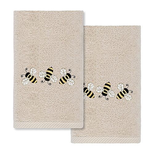Click here for Linum Home Textiles Primavera Embroidered 2-pc. Ha... prices