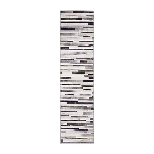 Click here for Covington Home Marcel Faux Hide Geo Stripes 24X96... prices