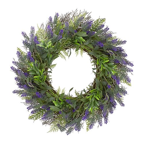 Click here for Northlight 24in Lavender And Foliage Purple Wreath... prices