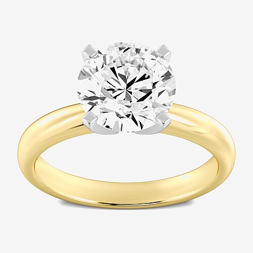 Click here for 3 CT. Round Lab-Grown (G / VS2) Diamond Solitaire... prices