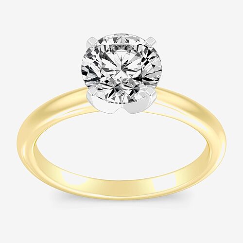 Click here for 2 CT. Round Lab-Grown (G / SI2) Diamond Solitaire... prices