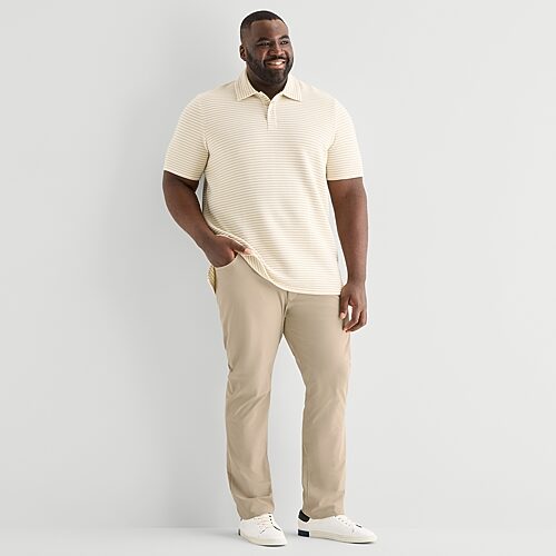 Click here for Stylus Mens Regular Fit Big and Tall Flat Front Pa... prices