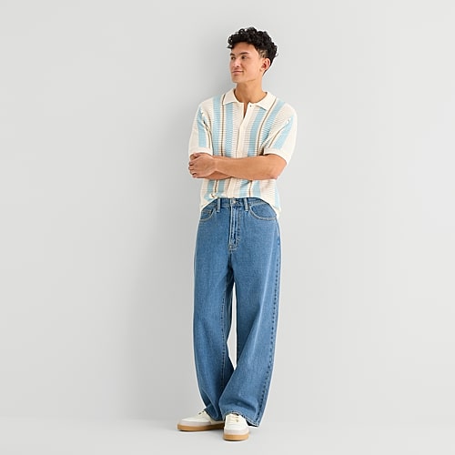 Click here for Arizona Mens Super Baggy Fit Jean  34 29  Blue prices
