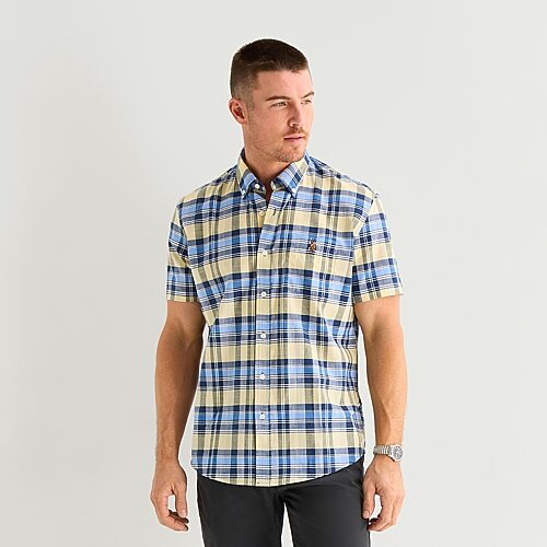 Click here for U.S. Polo Assn. Plaid Mens Short Sleeve Classic Fi... prices