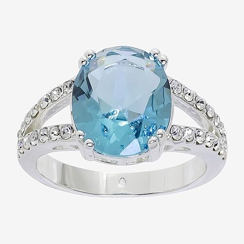 Click here for Sparkle Allure Womens Blue Cubic Zirconia Pure Sil... prices