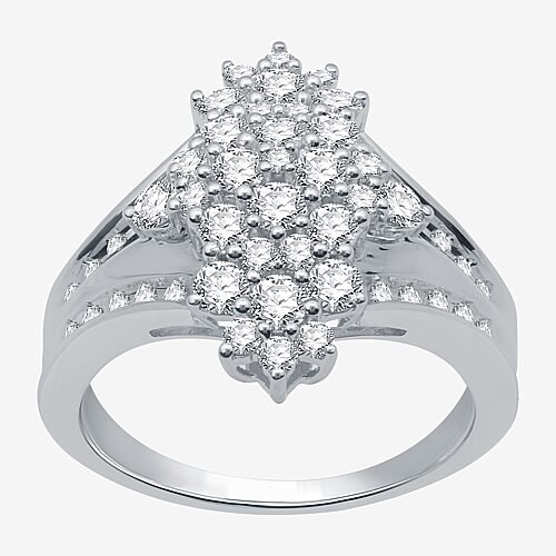 Click here for Womens 1 CT. T.W. Natural White Diamond Sterling S... prices