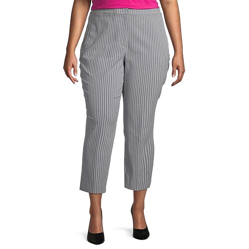 Click here for Worthington Plus Womens Slim Leg Pant  30w  Gray prices