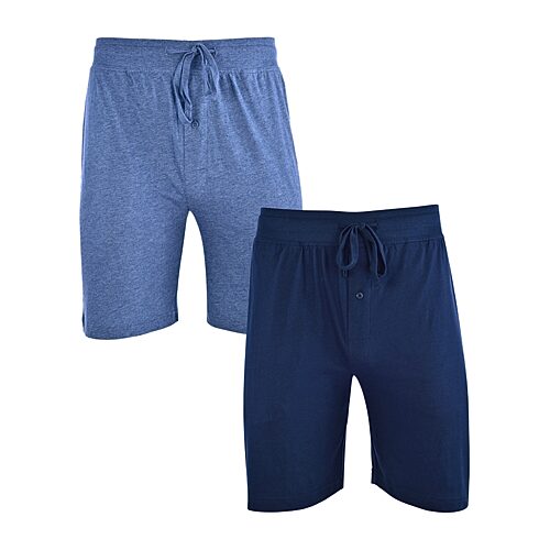 Click here for Hanes Mens 2-pc. Pajama Shorts  Small  Blue prices