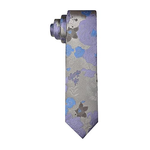 Click here for J. Ferrar Floral Tie  One Size  Silver prices