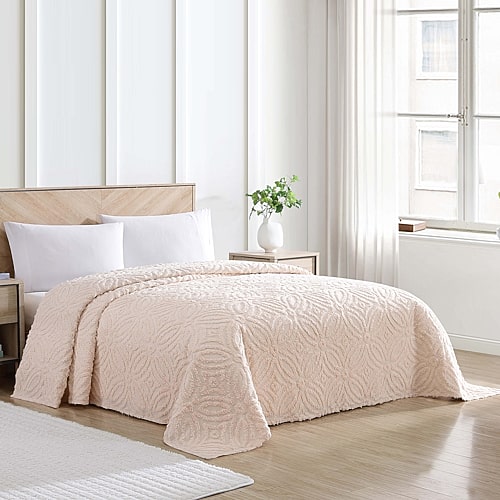 Click here for Beatrice Home Fashions Wedding Ring Chenille Bedsp... prices