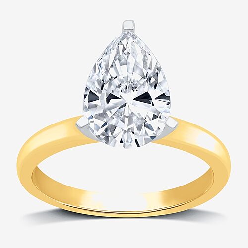 Click here for 3 CT. Lab-Grown (G / VS2) Diamond Pear Solitaire E... prices