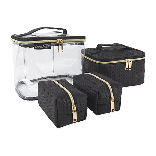 Click here for Emma & Chloe 4-pc.Travel Cosmetic Bag Train Set  O... prices