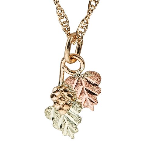 Click here for Black Hills Gold Womens 10K Tri-Color Gold Flower... prices