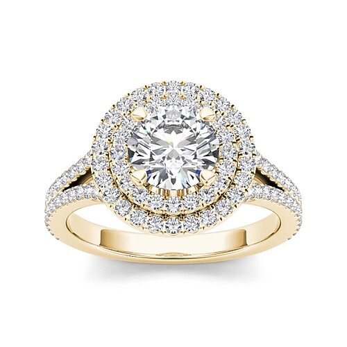 Click here for 1 1/2 CT.T.W. Natural Diamond 14K White Gold Engag... prices