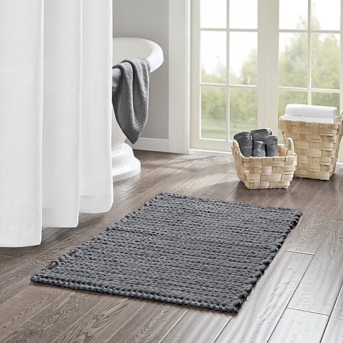 Click here for Madison Park Lasso Yarn-Dyed Cotton Chenille Bath... prices