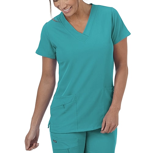 Click here for Jockey 2206 Womens V Neck Short Sleeve Scrub Top... prices