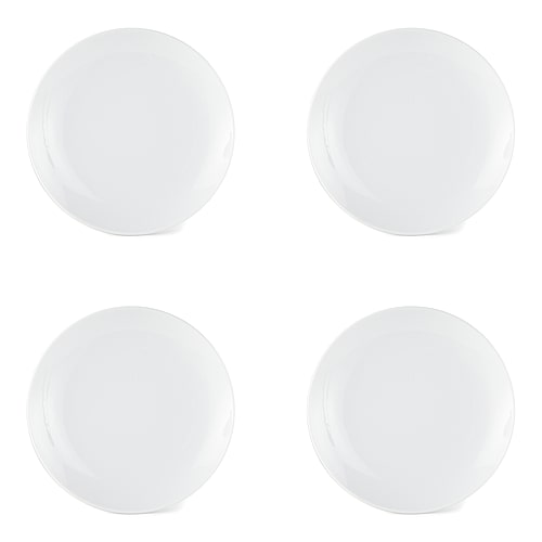 Click here for Home Expressions Porcelain Coupe 4-pc. Salad Plate... prices