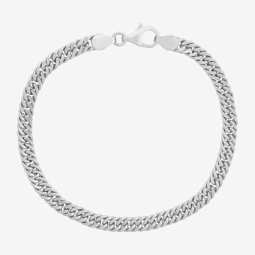 Click here for Made In Italy Mens Sterling Silver 8 Inch Solid Cu... prices