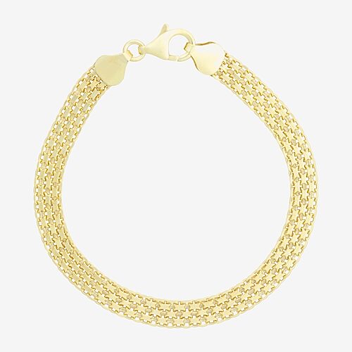 Click here for Made In Italy Womens 14K Gold Over Silver 7.25 Inc... prices