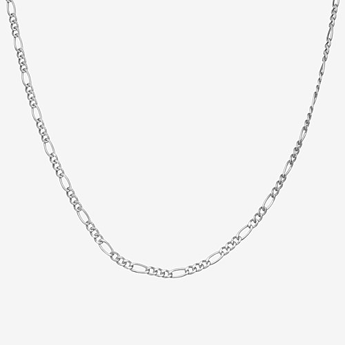 Click here for Sterling Silver 18 - 24 Inch Hollow Figaro Chain N... prices
