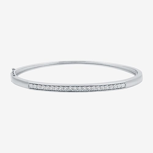 Click here for Womens 1/10 CT. T.W. Natural White Diamond Sterlin... prices