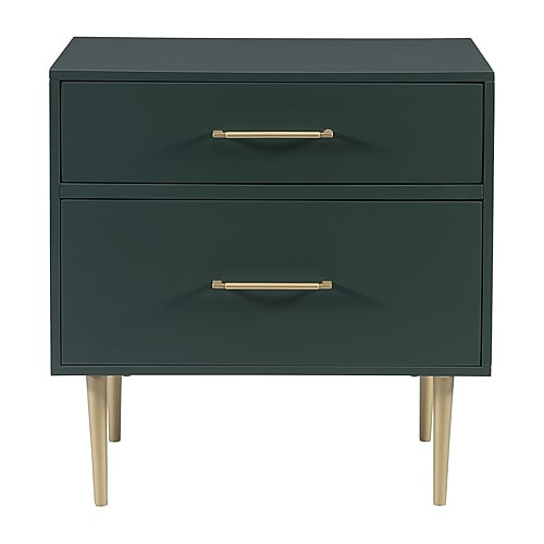 Click here for 2-Drawer Nightstand  One Size  Green prices