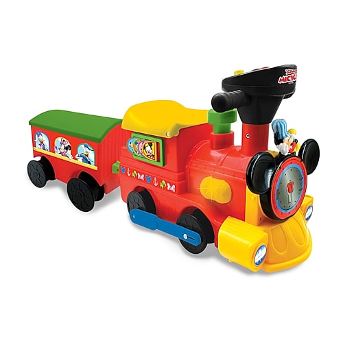 Click here for Kiddieland Mickey Mouse Ride-On Choo Choo Train  O... prices