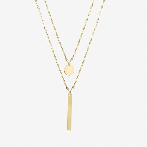 Click here for Silver Reflections Womens 14K Gold Over Brass 30 I... prices