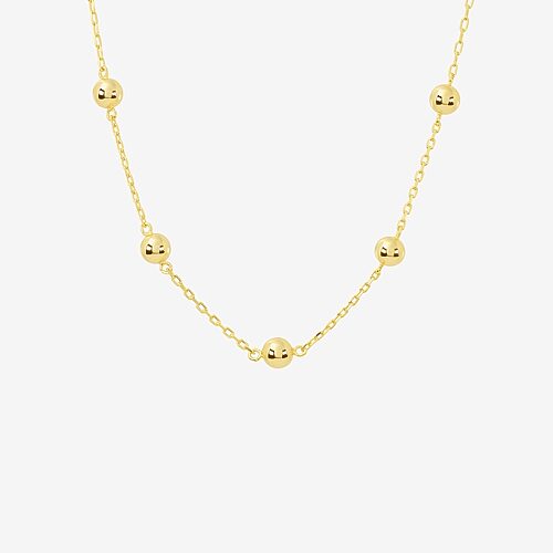 Click here for Silver Reflections Womens 14K Gold Over Brass 16 I... prices