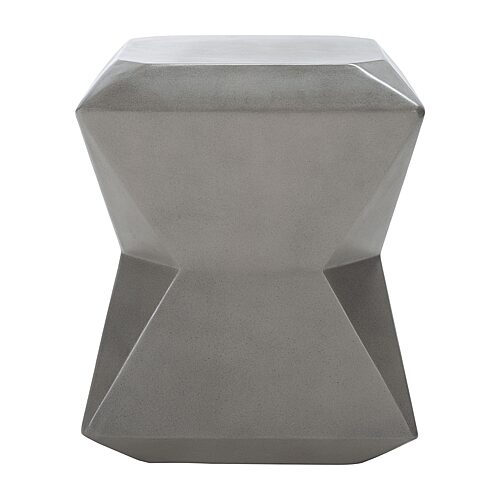Click here for Conan Concrete Accent Stool - Dark grey prices