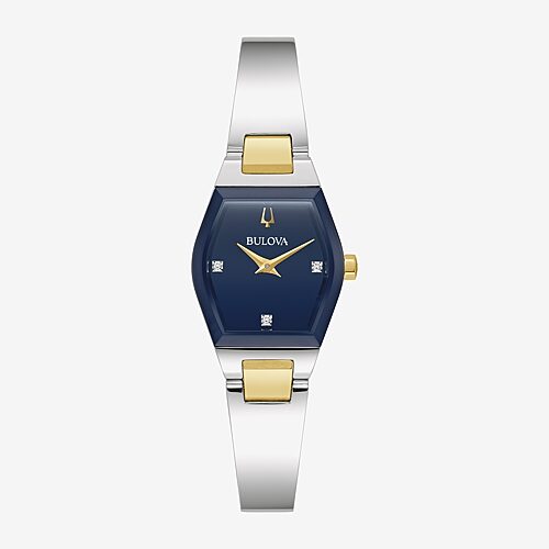 Click here for Bulova Womens Modern Gemini Diamond Accent Stainle... prices