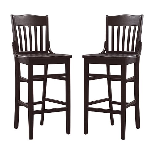 Click here for Linon Janivar 2-pc. Bar Stool  One Size  Brown prices
