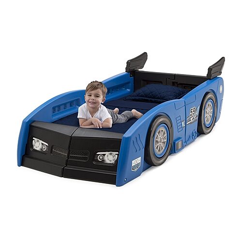 Click here for Grand Prix Toddler to Twin Bed  One Size  Blue prices