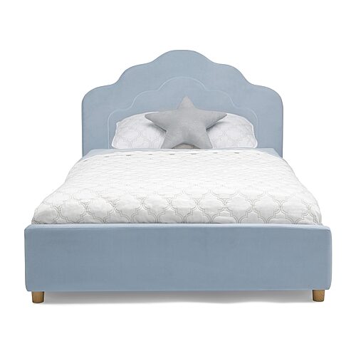 Click here for Upholstered Platform Twin Toddler Bed in Velvety S... prices