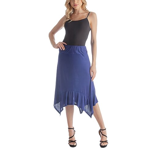 Click here for 24seven Comfort Apparel Womens Mid Rise Midi A-Lin... prices