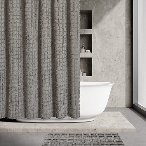 Click here for Oscar Oliver Cameron Shower Curtain  72 x 72 - Gra... prices