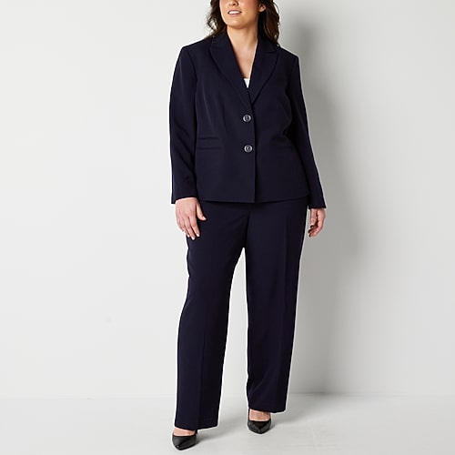 Click here for Le Suit Straight Leg Womens-Plus 2-pc. Pant Suit... prices