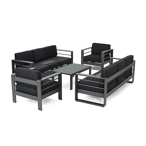 Click here for Cape 5-pc. Conversation Set  One Size  Black prices