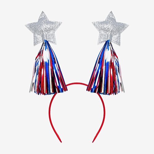 Click here for Mixit Patriotic Usa Puffy Star Antlers Headband  O... prices