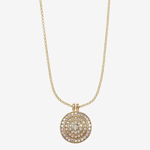 Click here for Monet Jewelry Womens Glass Round 18 Inch Pendant N... prices