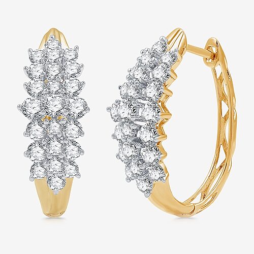 Click here for Womens 2 CT. T.W. Lab Grown White Diamond 10K Gold... prices