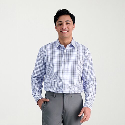 Click here for Haggar Mens Classic-Fit Premium Comfort Dress Shir... prices
